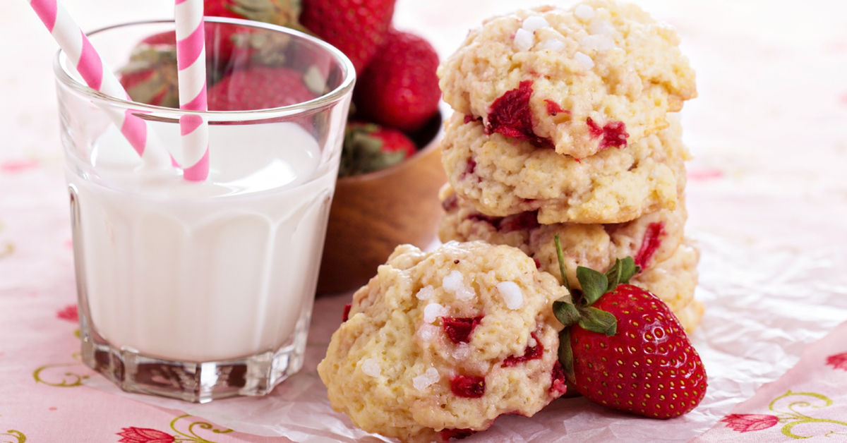 Strawberry Shortcake Cookies