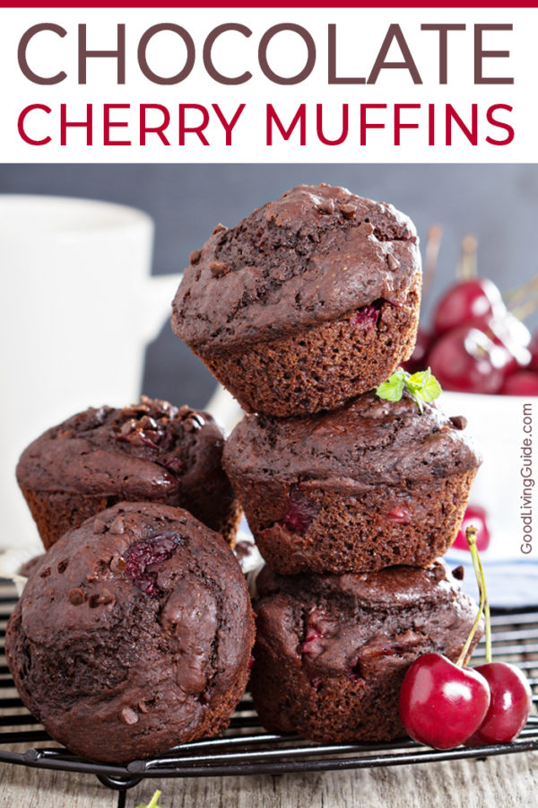 Chocolate Cherry Muffins - Good Living Guide